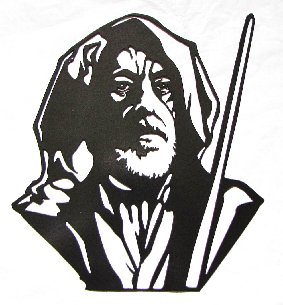 Star Wars Obi-Wan Kenobi Metal Art (Guinness) – Designs By Kennedy