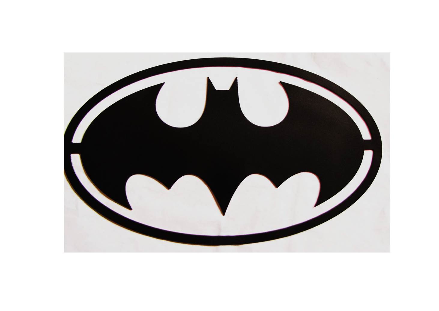 Batman Logo Wall Art – Designs By Kennedy - Great gift for a Batman fan!